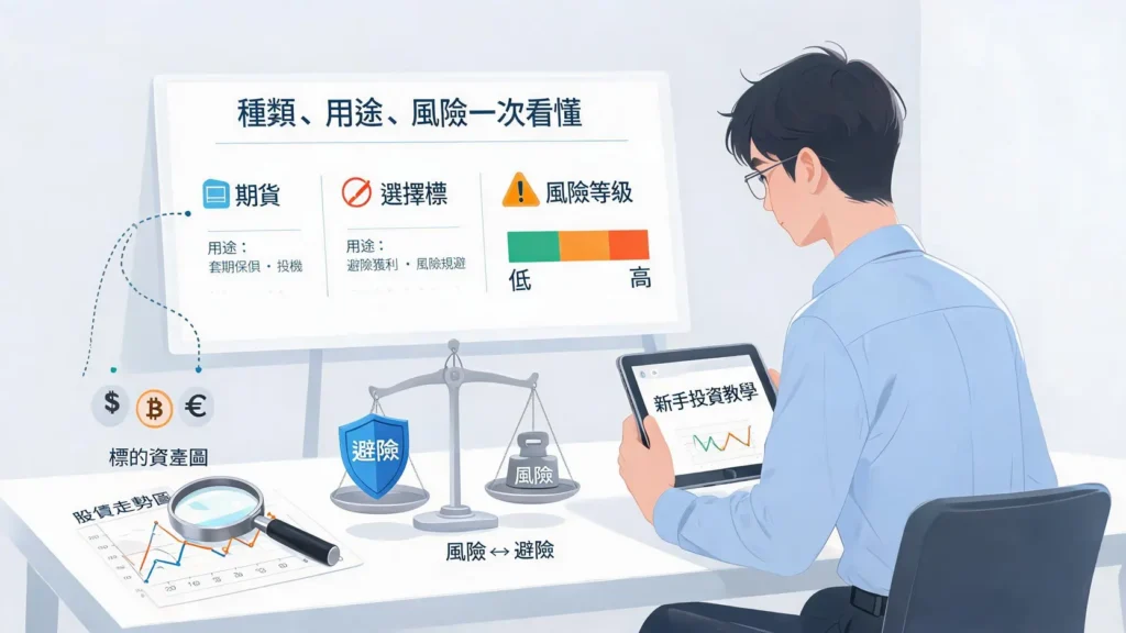 Derivative衍生品是什麼？新手一次看懂種類、用途與風險